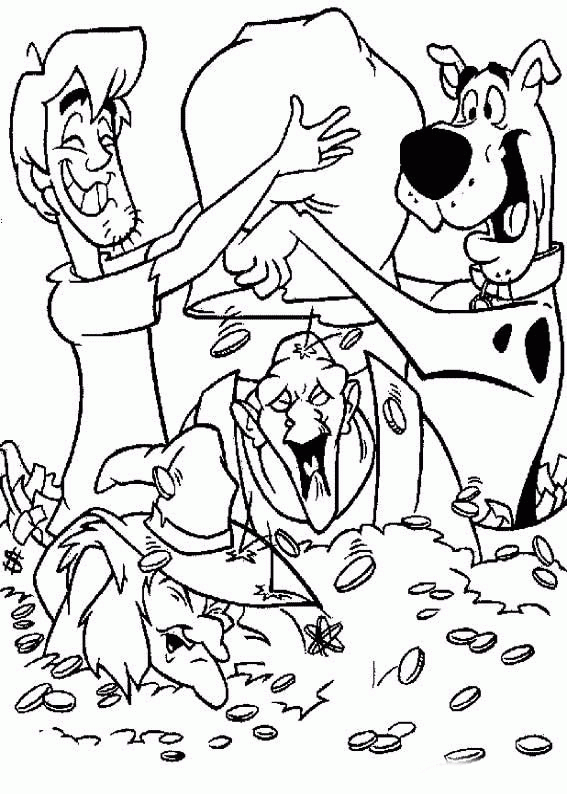 Scooby Doo Kleurplaat Tv Series Kleurplaat Animaatjes Nl